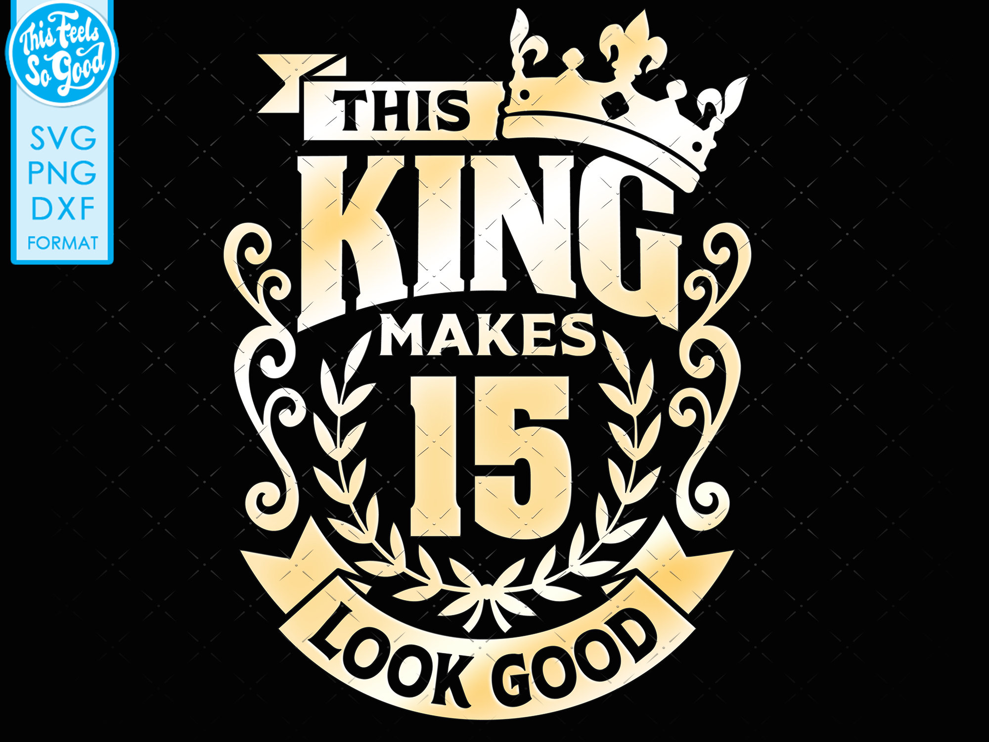 15 15th birthday svg 15 15th mens birthday king svg files for | Etsy