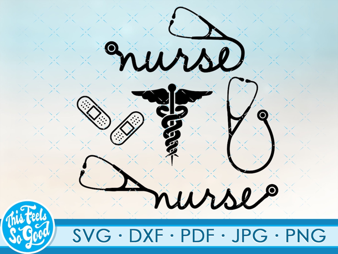 Nurse Svg Png, Nurses Bundle SVG PNG, Svg Nursing, Rn Nurse Cut File ...