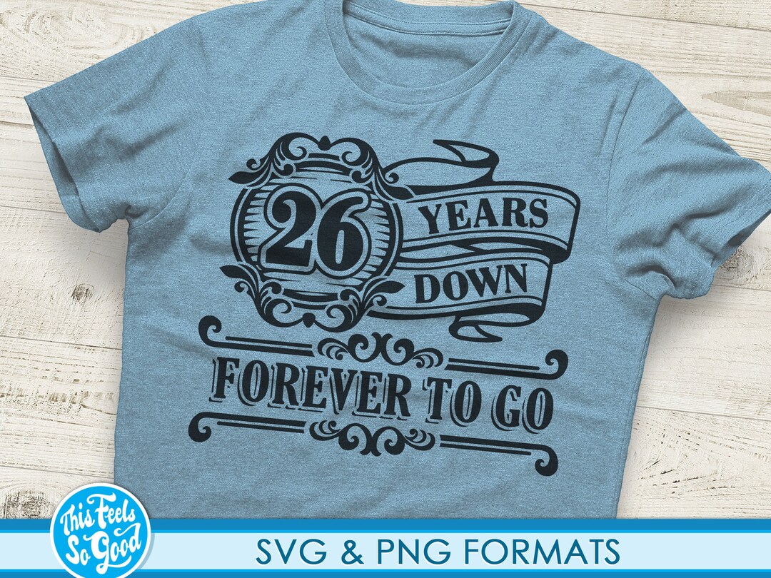 Celebrating 26th Anniversary SVG Png 26 Anniversary Gift Svg - Etsy