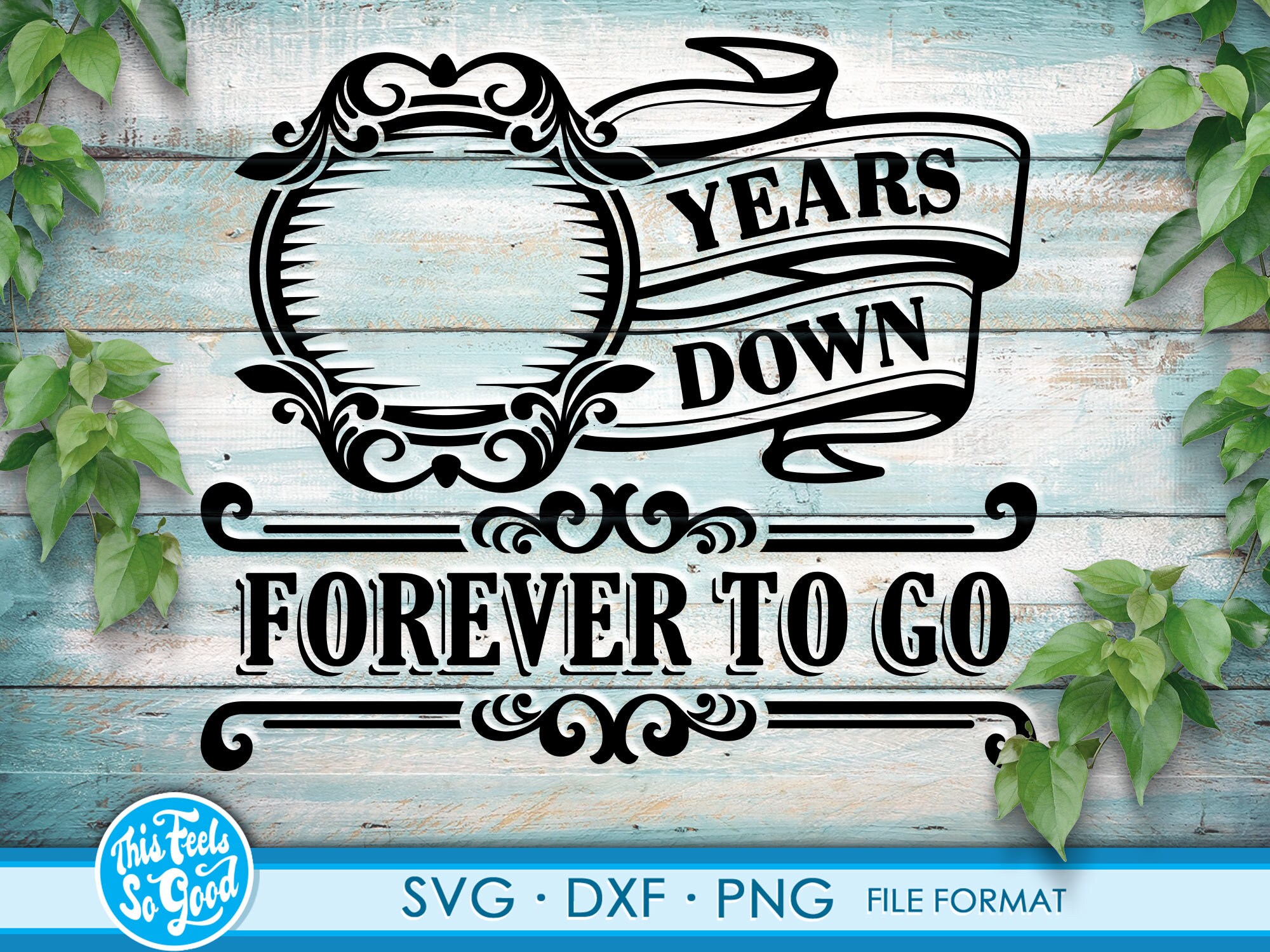 Forever to Go Template - (year Font Included) - Celebrating an ...