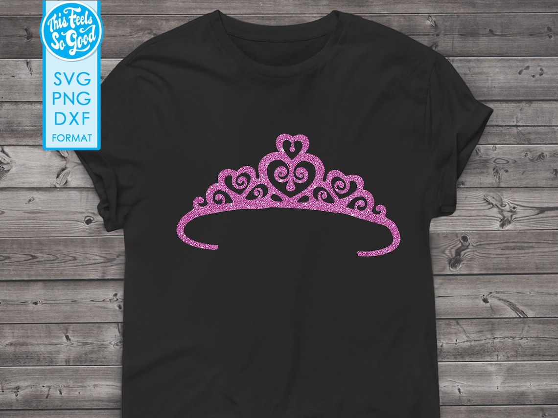 Tiara Svg Princess Svg Princess Crown Svg Cut Files for | Etsy