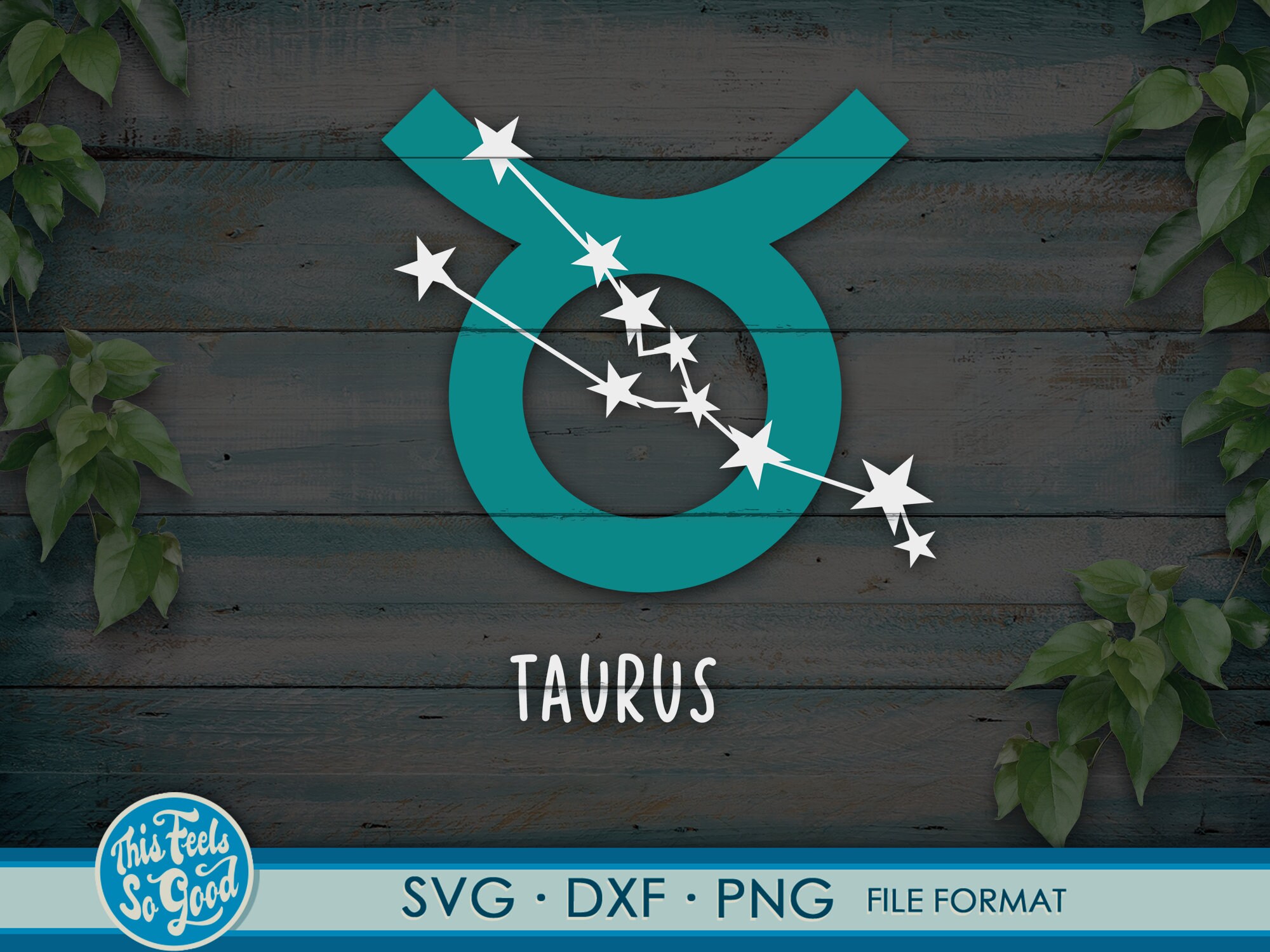 Taurus svg Zodiac Sign Taurus PNG DXF Astrology Taurus | Etsy