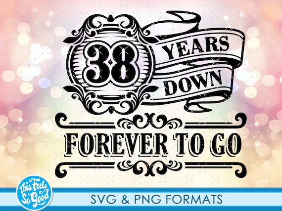 Celebrating 38th Anniversary SVG Png 38 Anniversary Gift Svg - Etsy