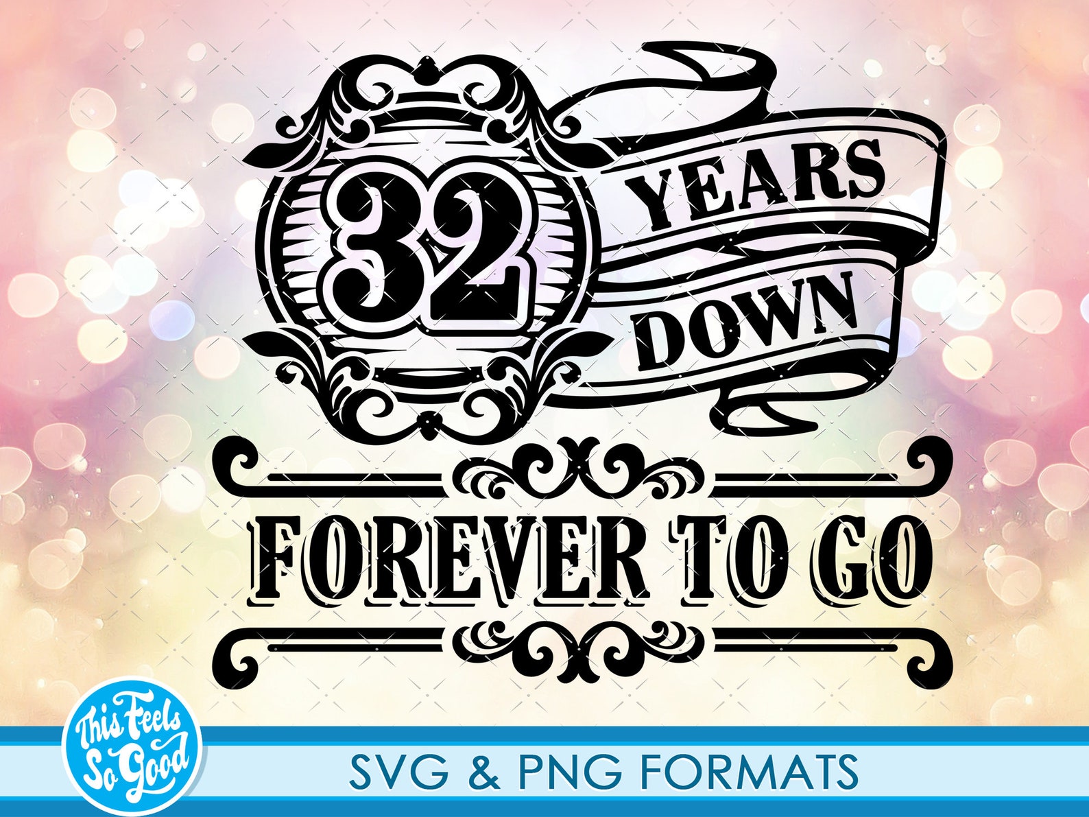 Celebrating 32th Anniversary SVG Png 32 Anniversary Gift Svg - Etsy
