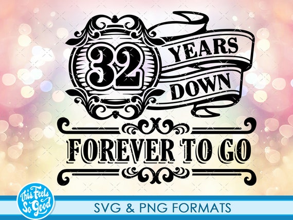 Celebrating 32th Anniversary SVG Png 32 Anniversary Gift Svg - Etsy