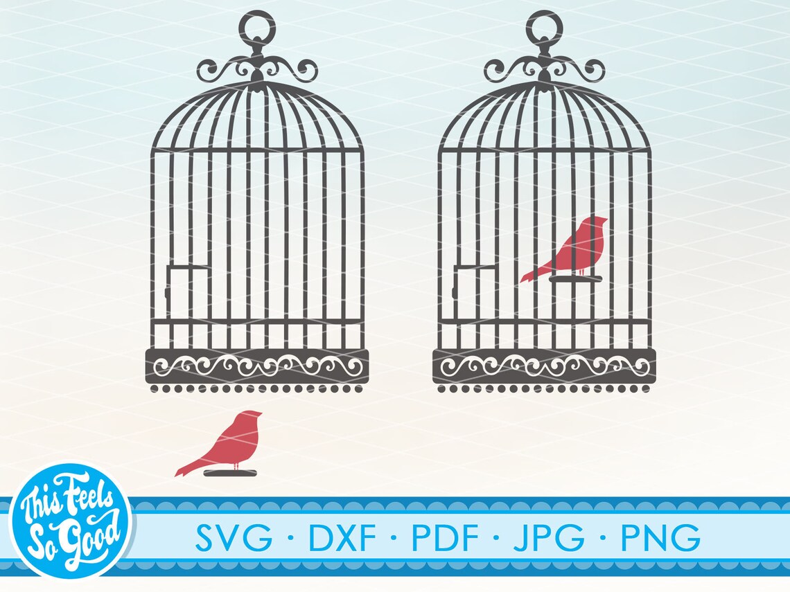 Birdcage Svg Cut File Bird Cage Svg Cricut Cut Files Clipart - Etsy