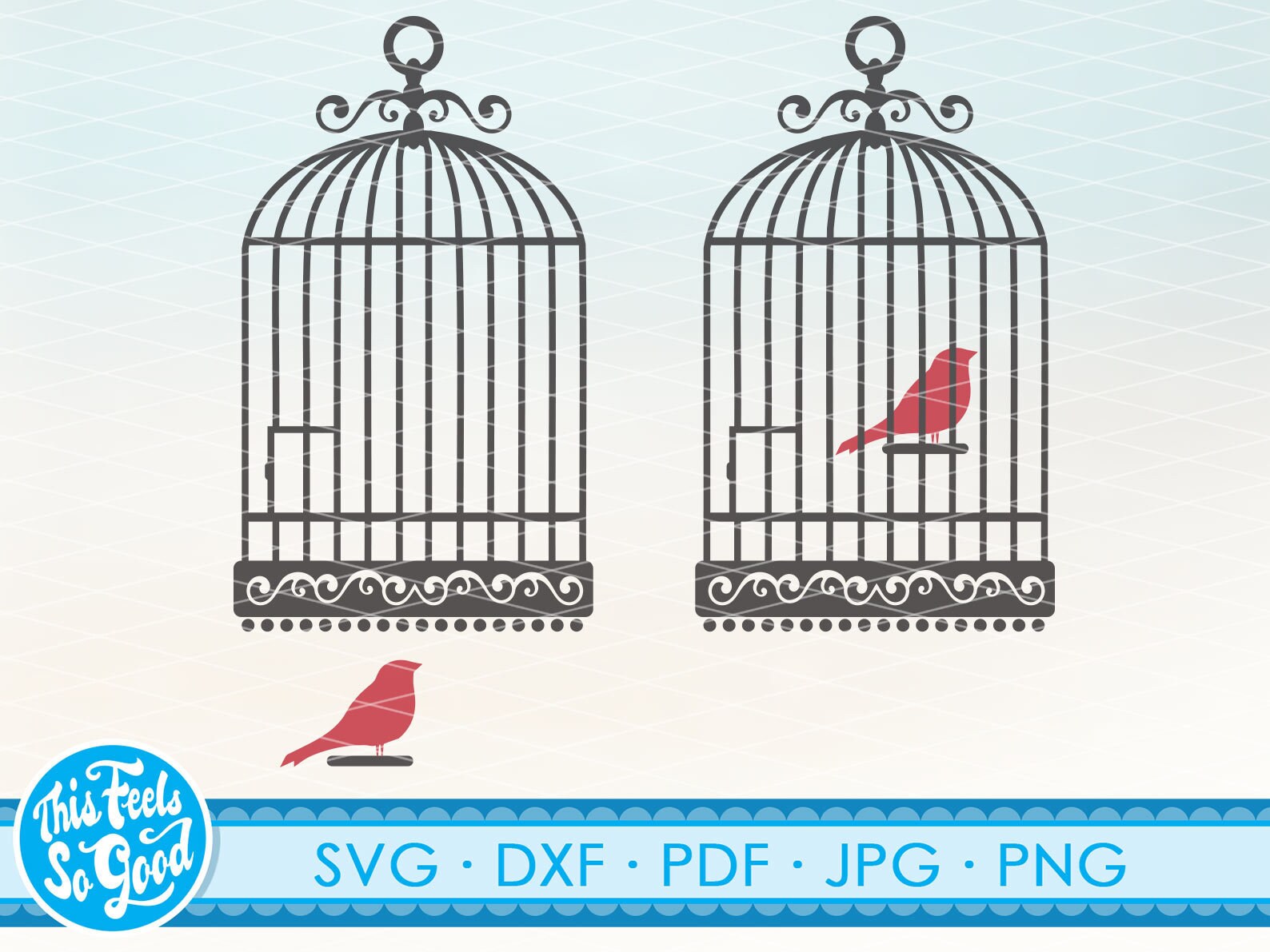 Birdcage Svg Cut File Bird Cage Svg Cricut Cut Files Clipart for Shirts ...