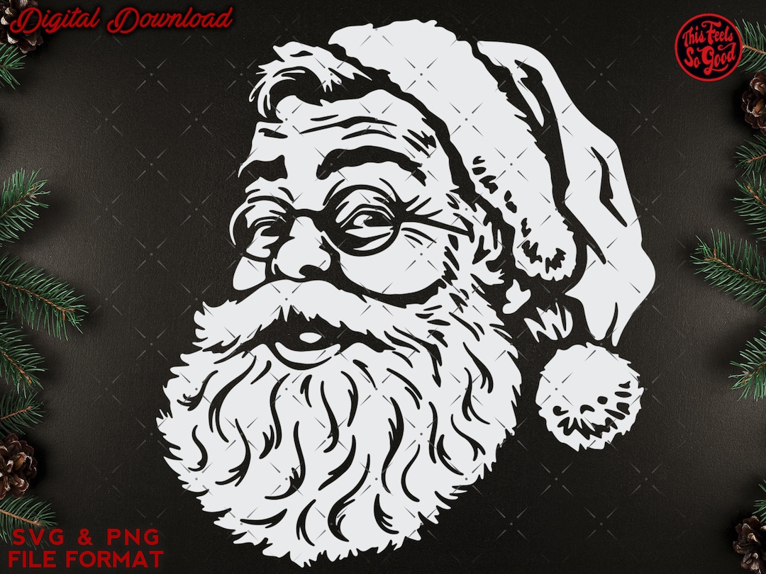 Santa Svg, Santa Claus Svg, Saint Nicholas Svg, Christmas Svg Cut Files ...
