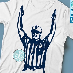 Football Referee Svg Png, Touchdown Svg Png, Referee Football SVG Files ...
