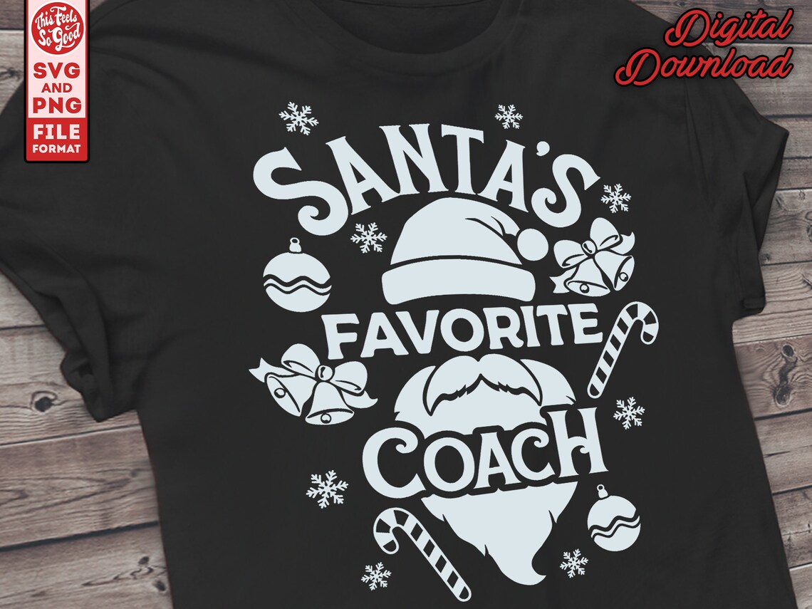 Coach Christmas Svg Christmas Coach Svg Christmas Svg for - Etsy