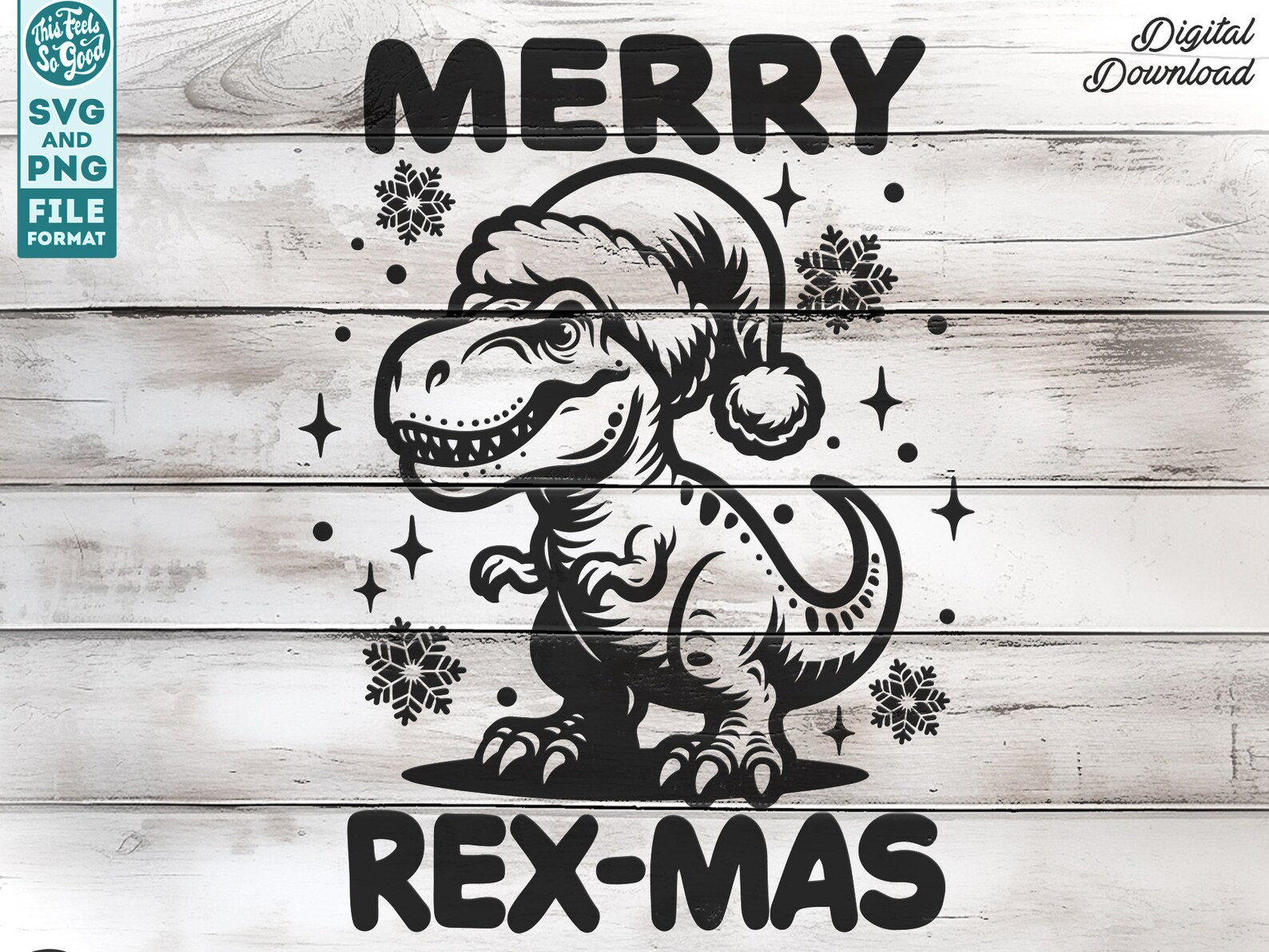 Christmas Dinosaur Svg, T-rex Christmas Svg, Merry Rex-mas ...