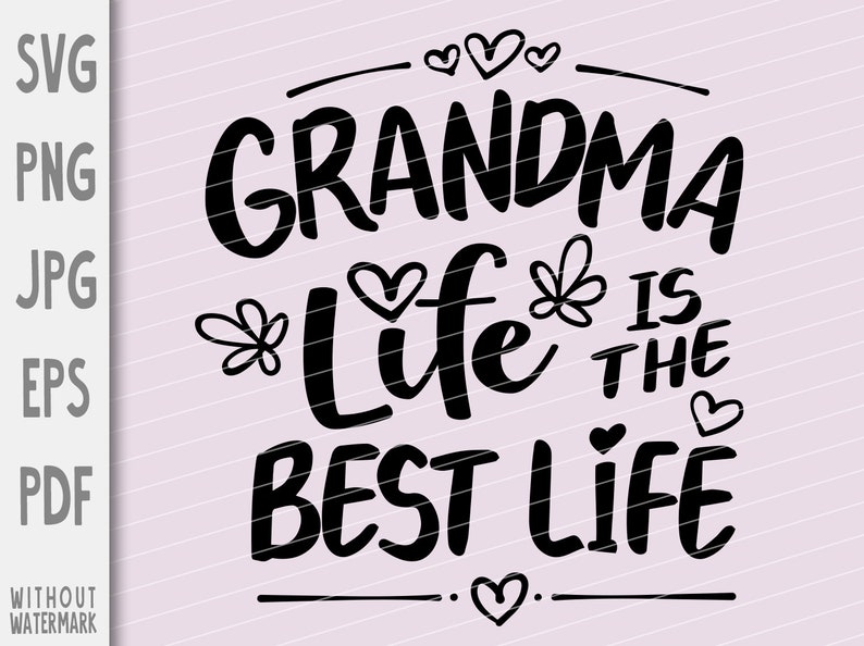Grandma Life SVG, Cricut Cut Files (digital Download) - Etsy