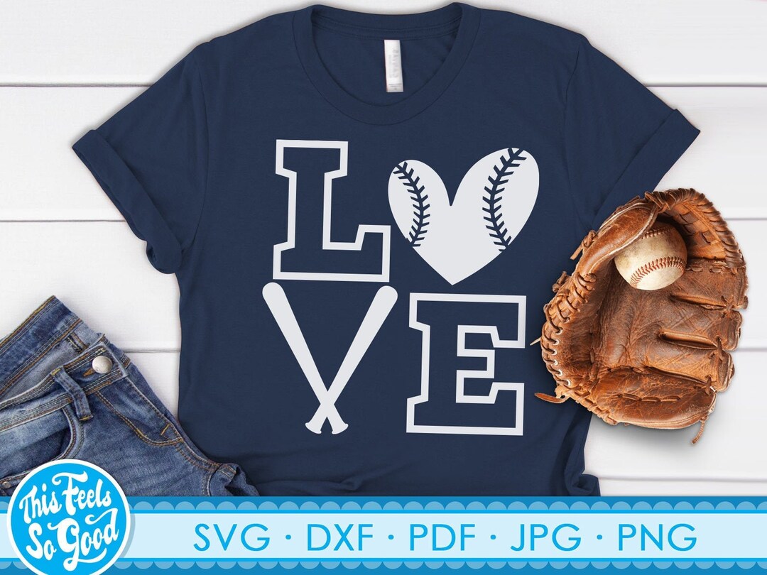 Love Baseball Svg Files for Cricut. Baseball Clipart for Crafters. - Etsy