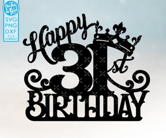 Happy 31st Birthday Clip Art