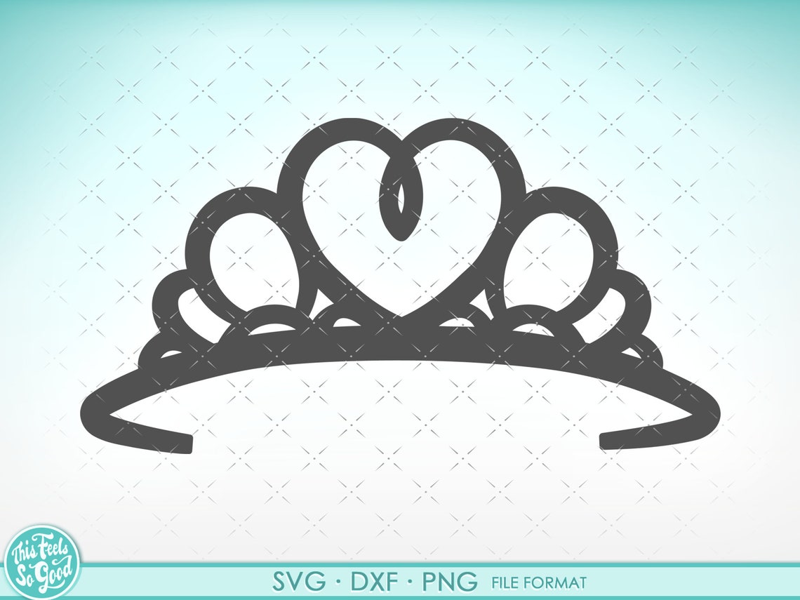 SVG Tiara Svg Files for Cricut. Tiara Png, Svg, Dxf Clipart Files ...