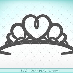 SVG Tiara Svg Files for Cricut. Tiara Png, Svg, Dxf Clipart Files ...