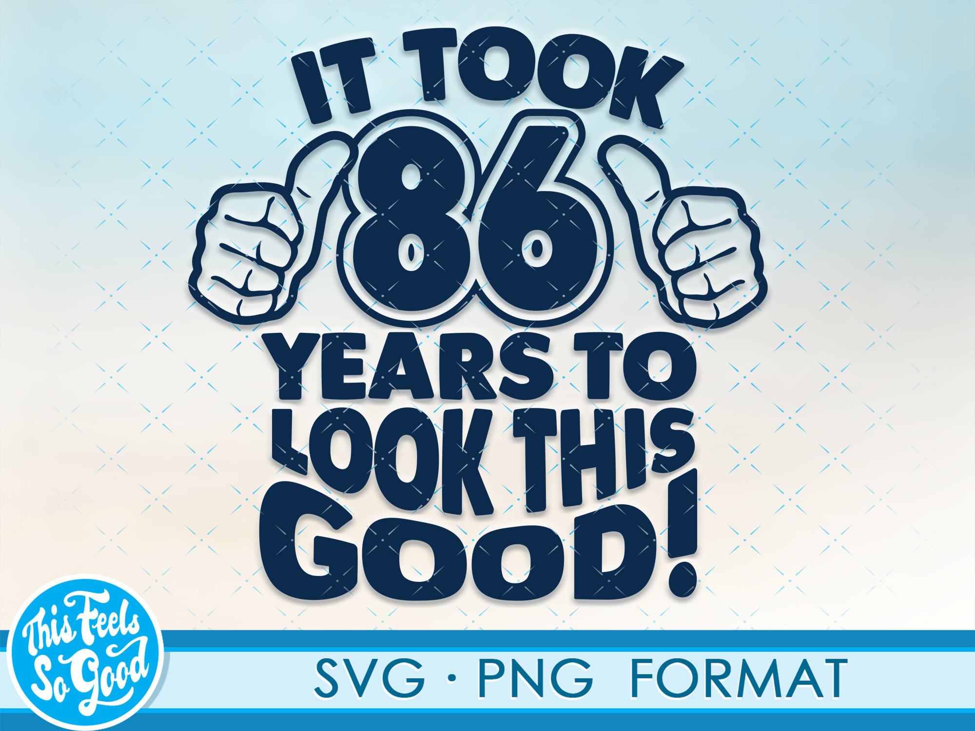 Funny 86th Birthday SVG Png. Turning 86 Birthday Svg Cut Files, 86 ...