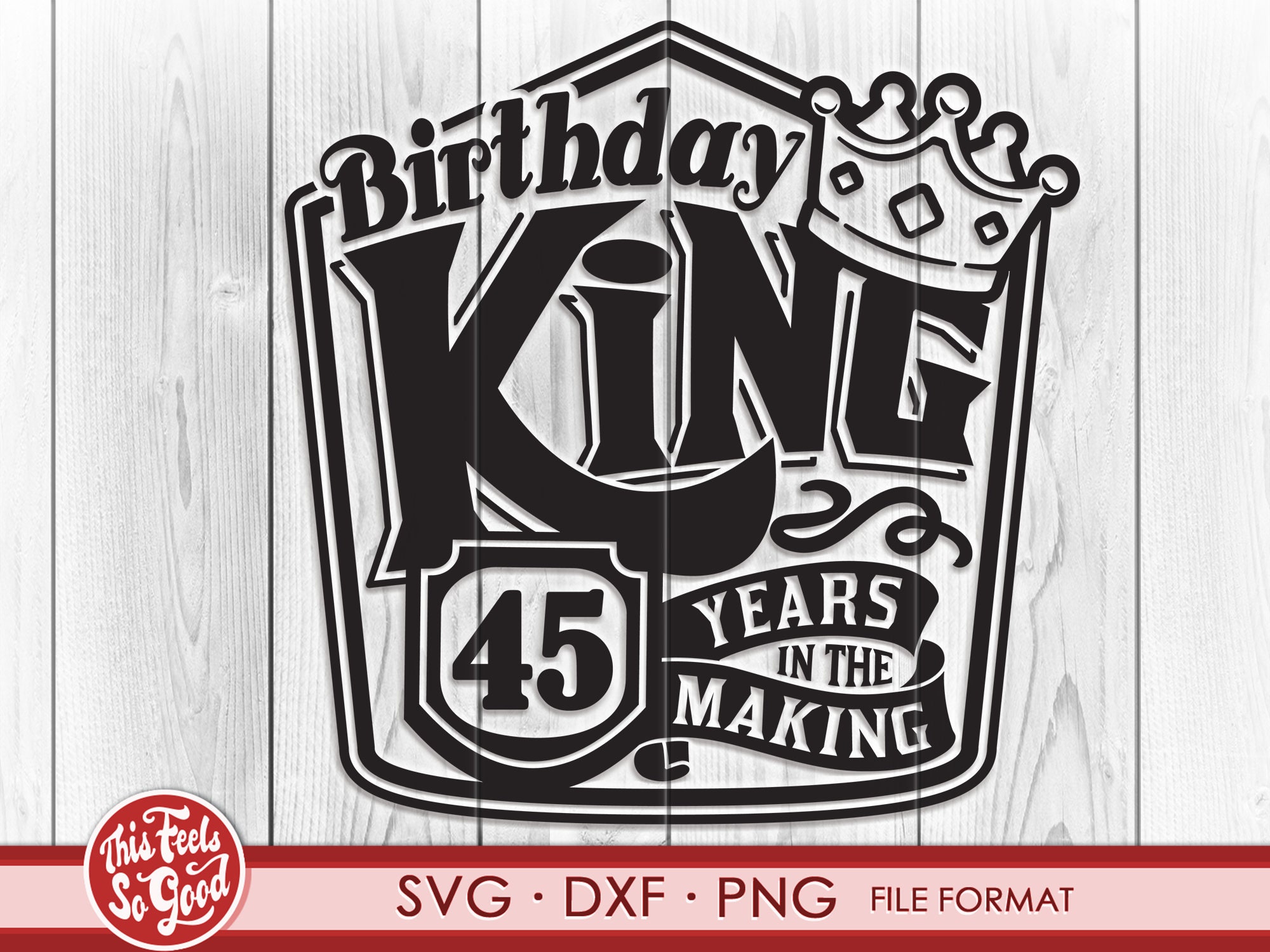 45th birthday svg files for Cricut. Birthday Gift 45 birthday | Etsy