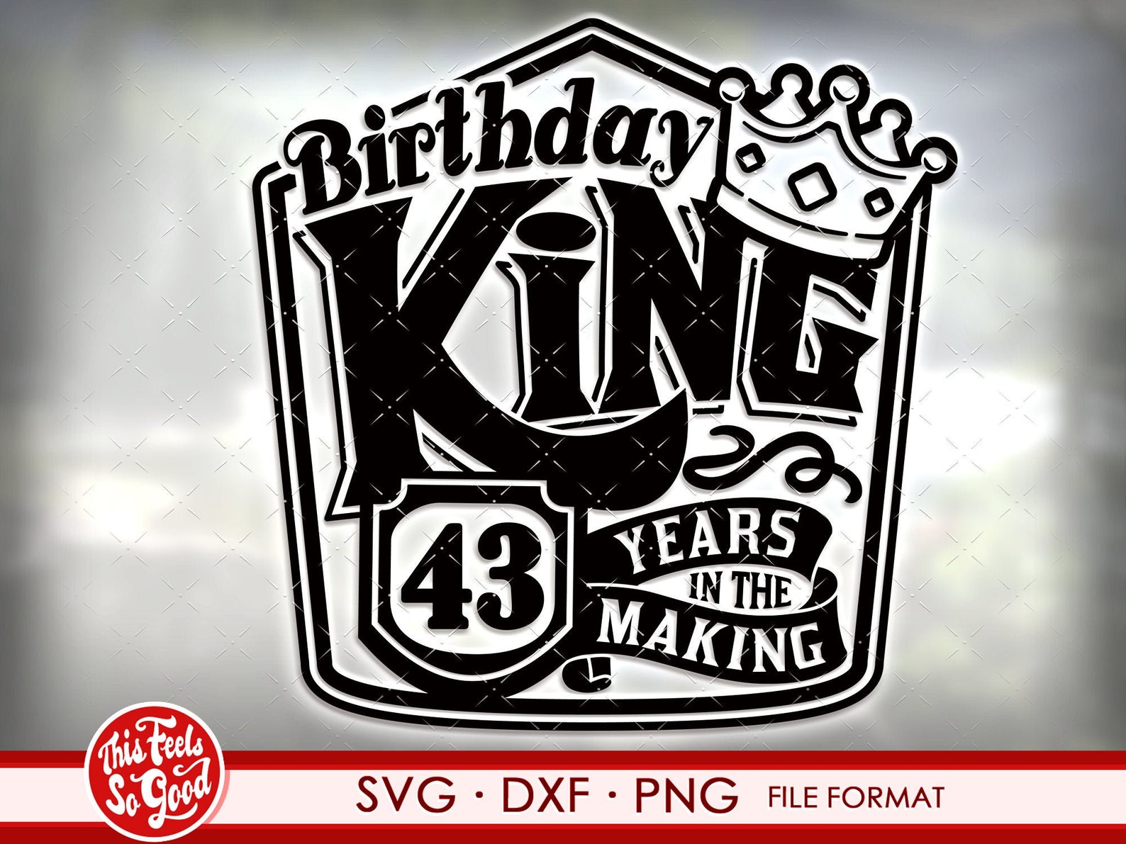 43rd Birthday Svg Files for Cricut. Birthday Gift 43rd - Etsy