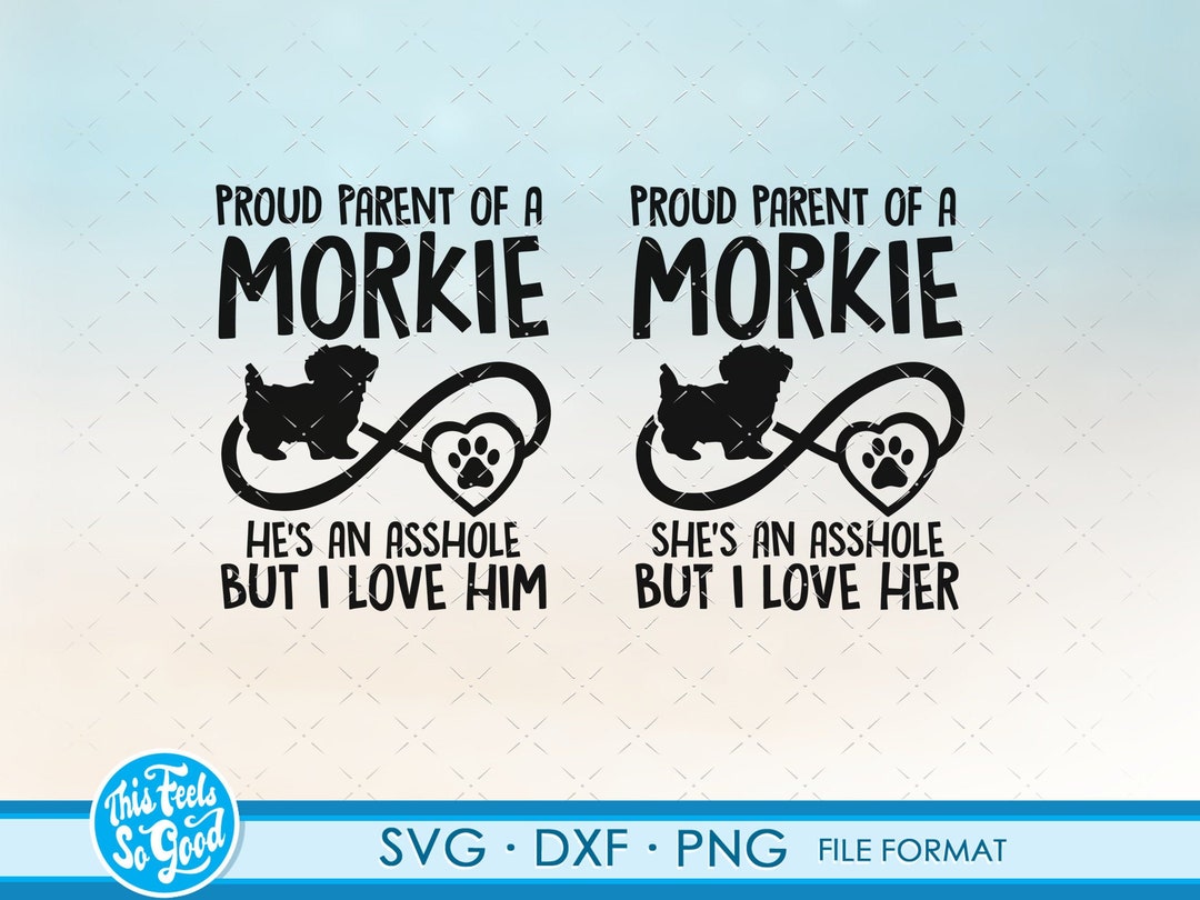 Cute Morkie SVG Morkies Dog Svg Files for Cricut. Christmas Gift Morkie ...