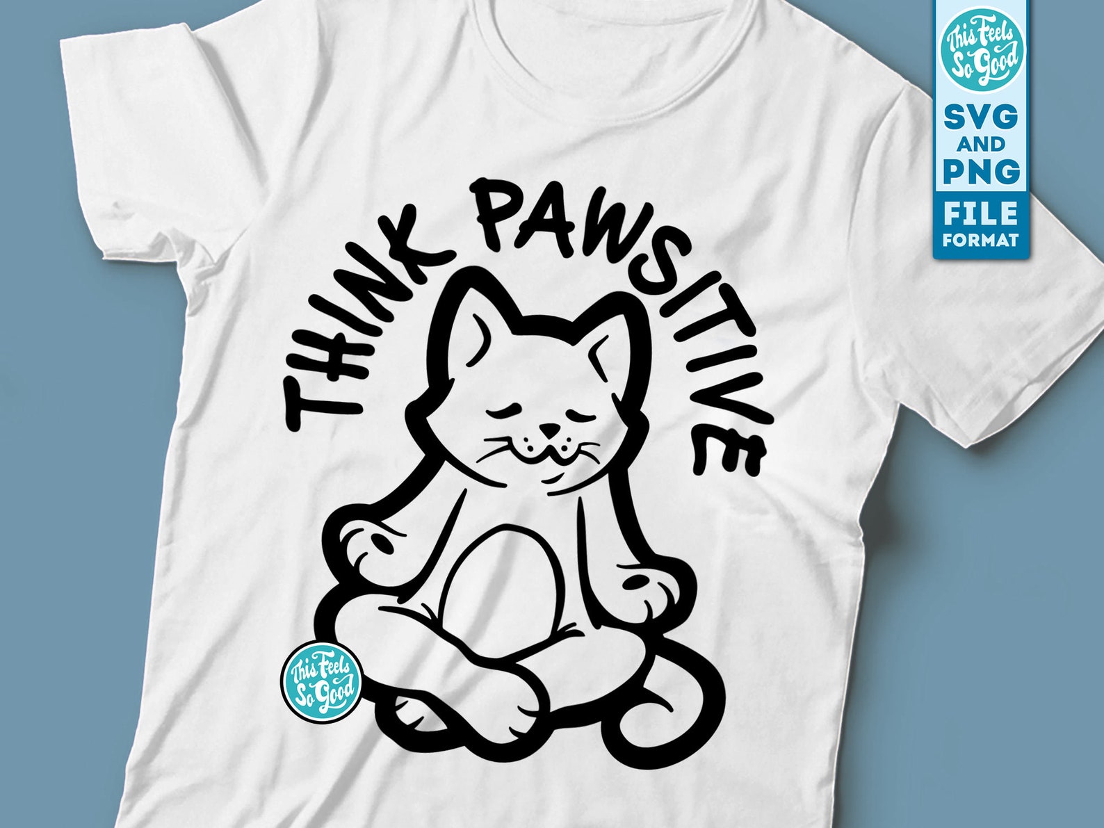 Cat Meditation Svg Png, Meditation Cat Svg Png, Cat Yoga SVG Files for ...