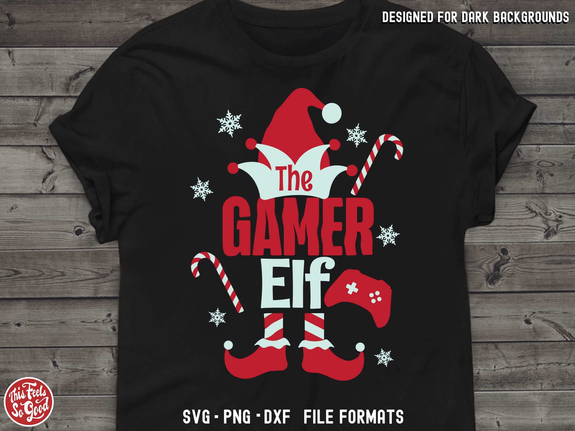 Gamer Elf Svg, Christmas Gaming Svg, Gamer Svg Cut Files for Cricut Png ...