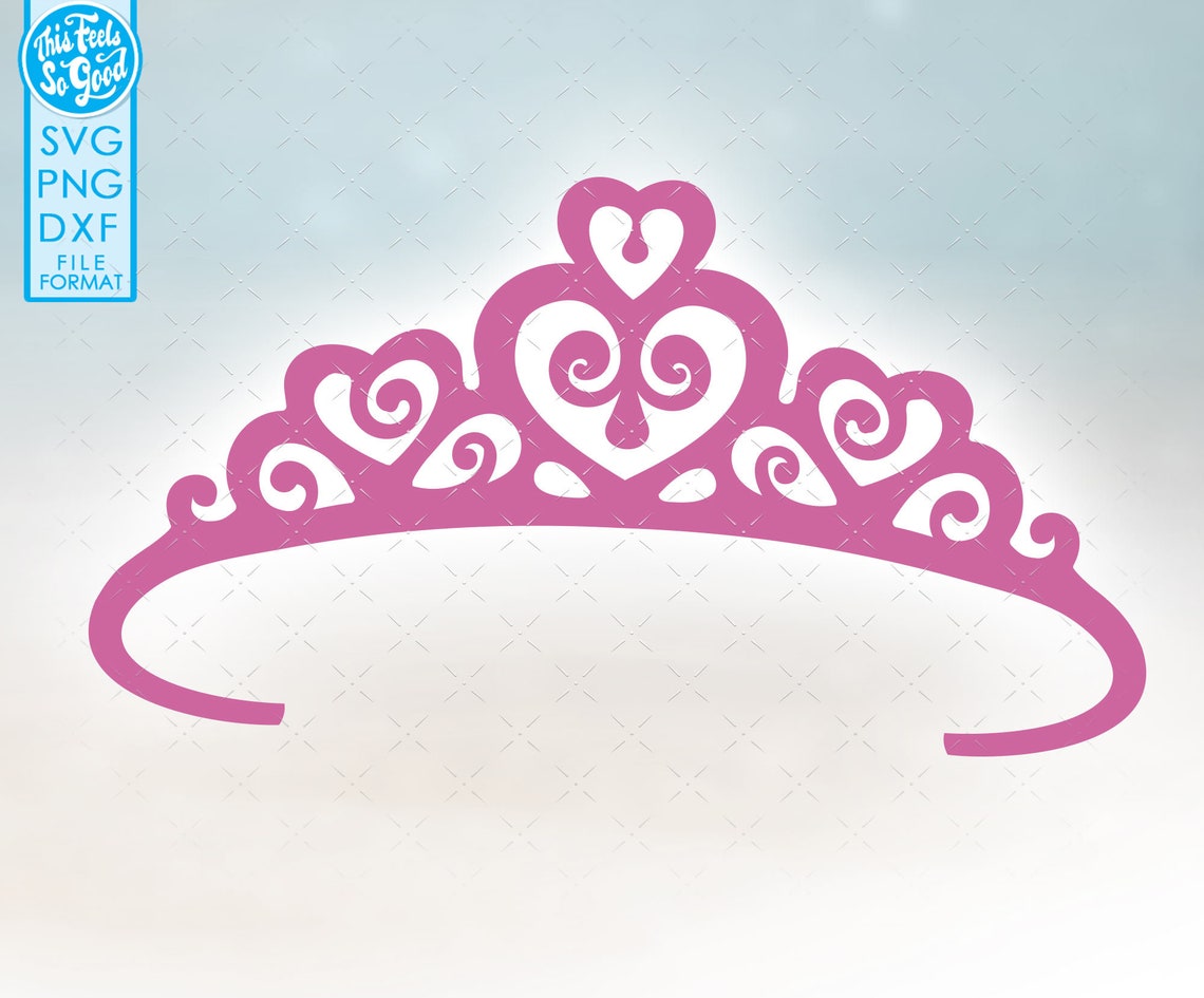 Tiara Svg Princess Svg Princess Crown Svg Cut Files for | Etsy