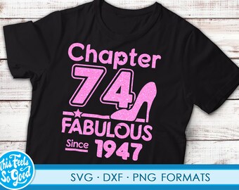 74th Birthday Svg | Etsy