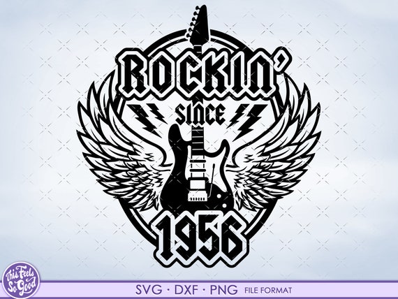 Rockin 65th Birthday Svg Turning 65 Svg 1956 Svg Files for | Etsy