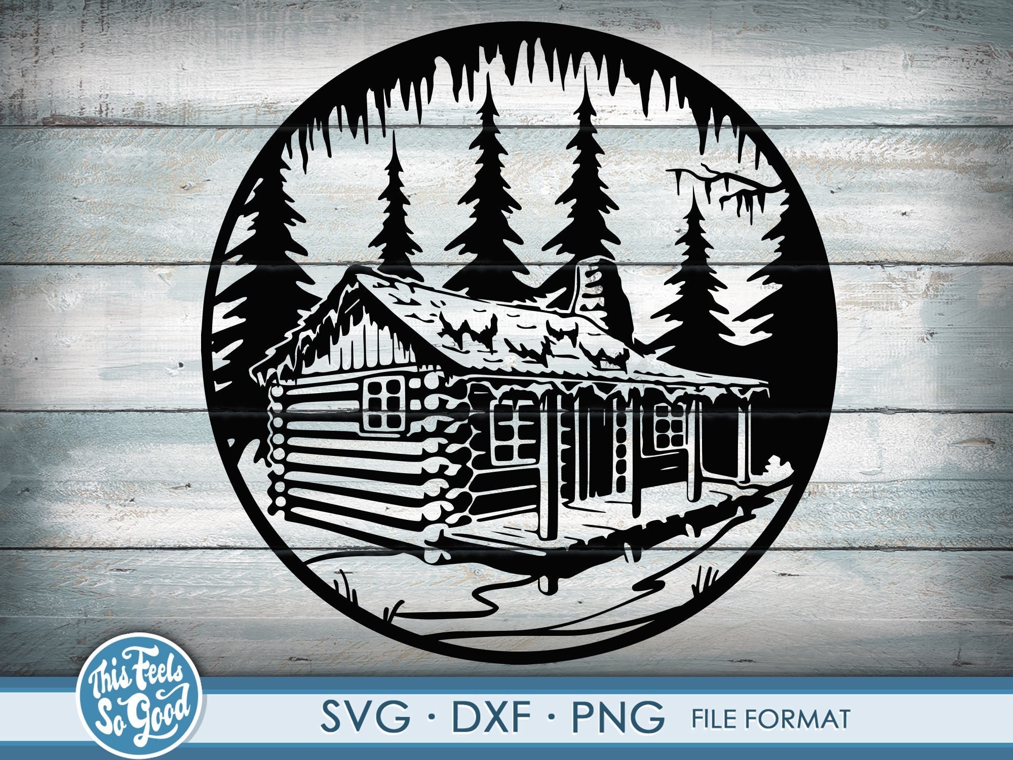 Log Cabin Svg Cabin in the Woods Svg Moss Log House Svg - Etsy Canada