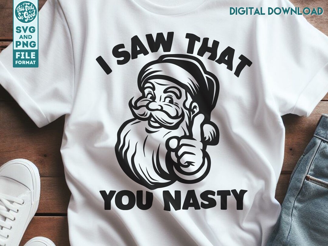Funny Santa Svg, Humor St Nick Svg, Saint Nicholas, Claus, Kris Kringle ...