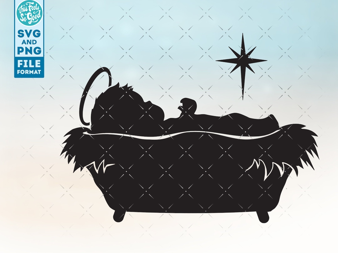 Baby Jesus Svg, Jesus Baby Svg, Baby Christmas SVG Files for Cricut ...