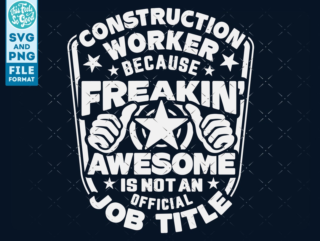 Construction Worker Svg, Construction Worker Shirt Svg, Gift for ...