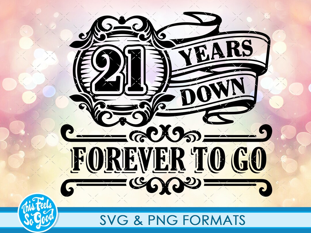 Celebrating 21th Anniversary SVG Png, 21 Anniversary Gift Svg Cut Files ...