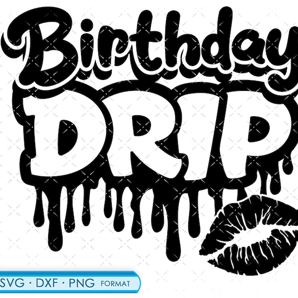 Drip Svg - Etsy