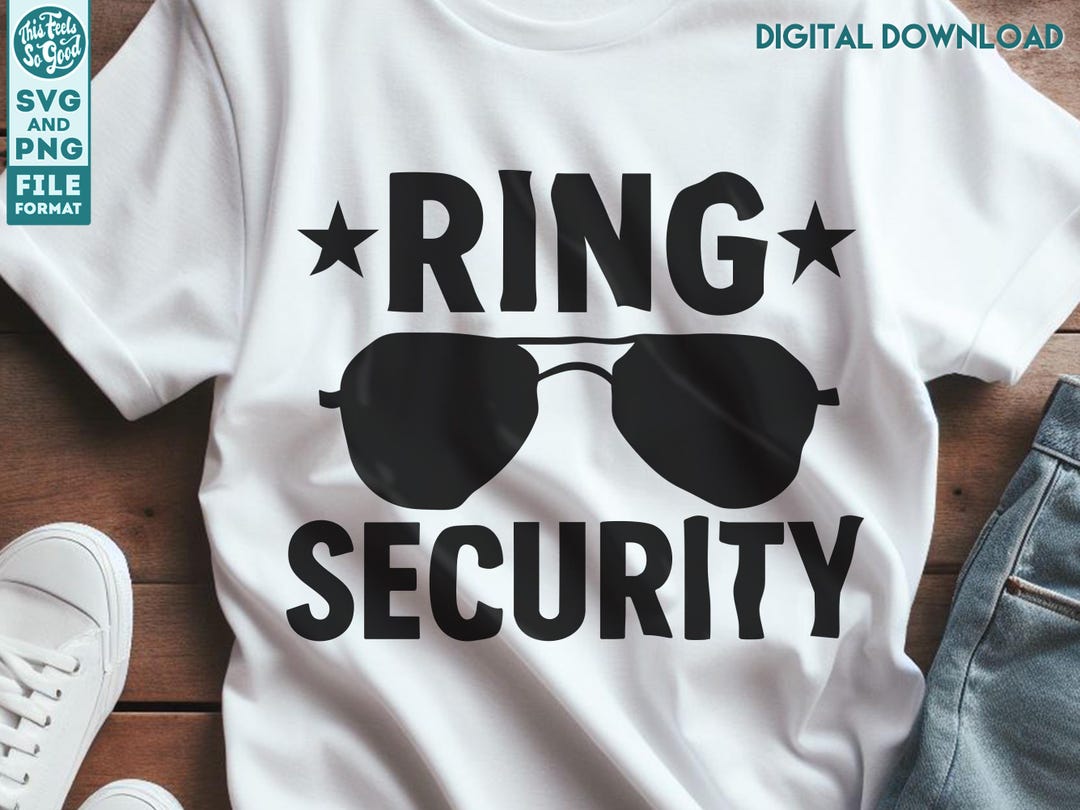 Wedding Ring Bearer SVG Png Wedding Ring Security Svg Bearers for ...