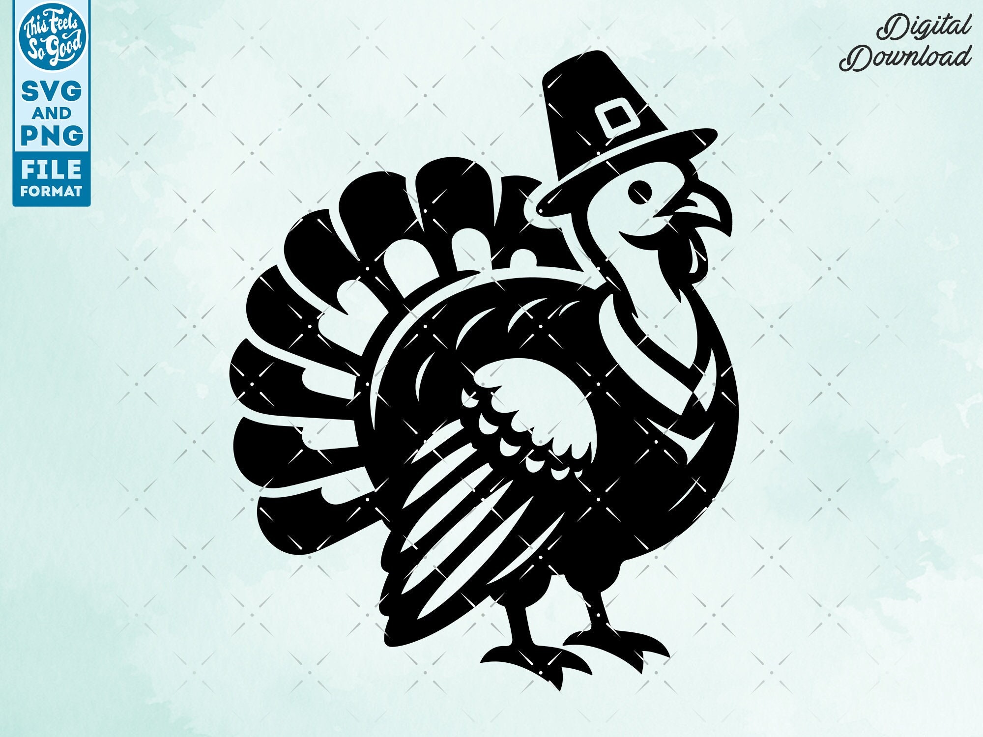 Thanksgiving Turkey Svg, Turkey Thanksgiving Svg Cut Files for Cricut ...