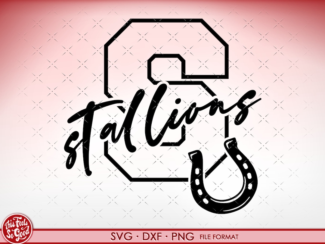 SVG Stallions Svg Files for Cricut. Stallions Png, Svg, Dxf Clipart ...