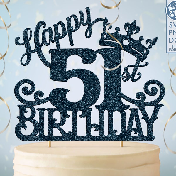 51st Birthday Cake - Etsy