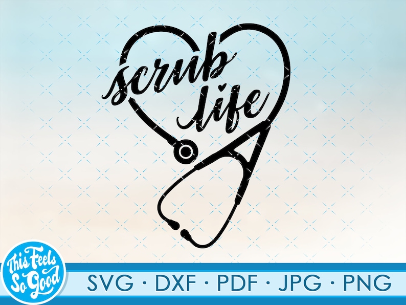 Nursing Scrub Life Svg Png Dr. Stethoscope Nurse SVG PNG Svg - Etsy