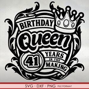 41st Birthday SVG Files for Cricut. Birthday Gift 41st Birthday Png ...