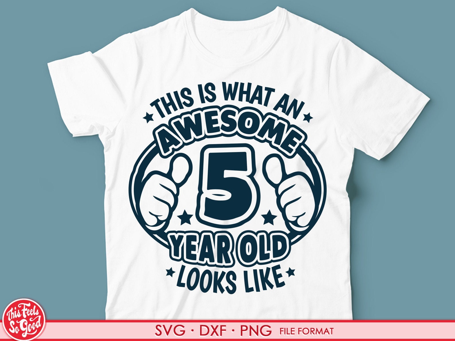 Turning 5 Year Old Svg 5th Birthday SVG Shirt Svg 5th - Etsy