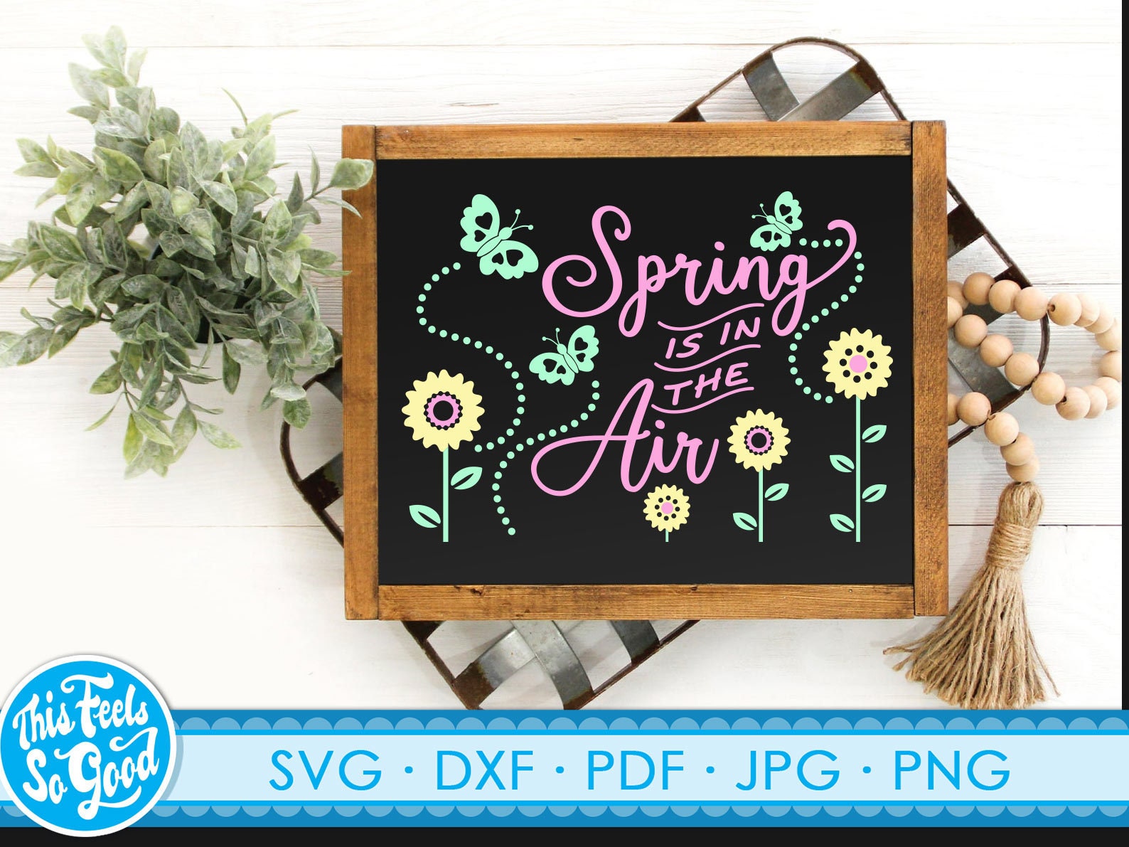 Spring SVG Spring Sign SVG Farmhouse Sign Spring Time Svg | Etsy