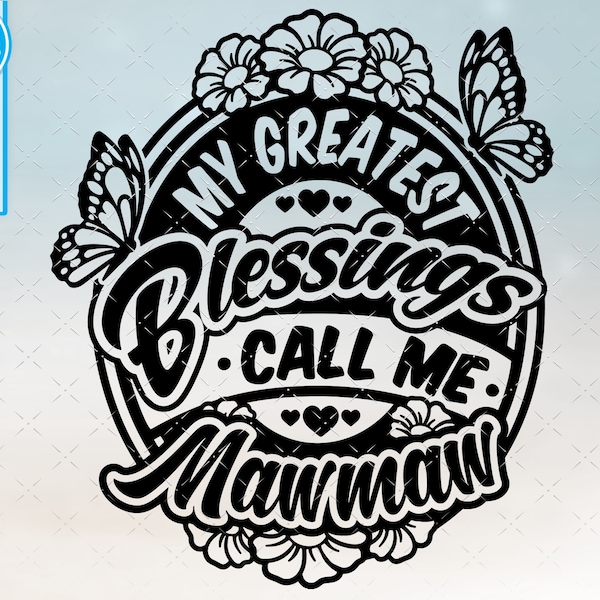 Mawmaw Decals Svg - Etsy