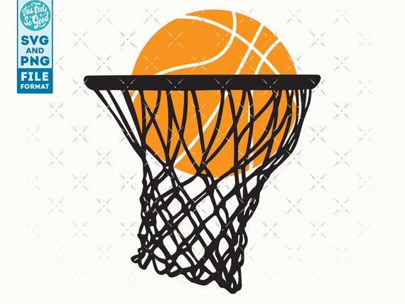 Basketball Hoop Svg Png Basketball Net Svg Png Basketball | Etsy