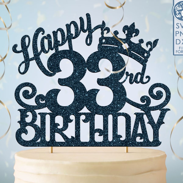 33rd Birthday - Etsy