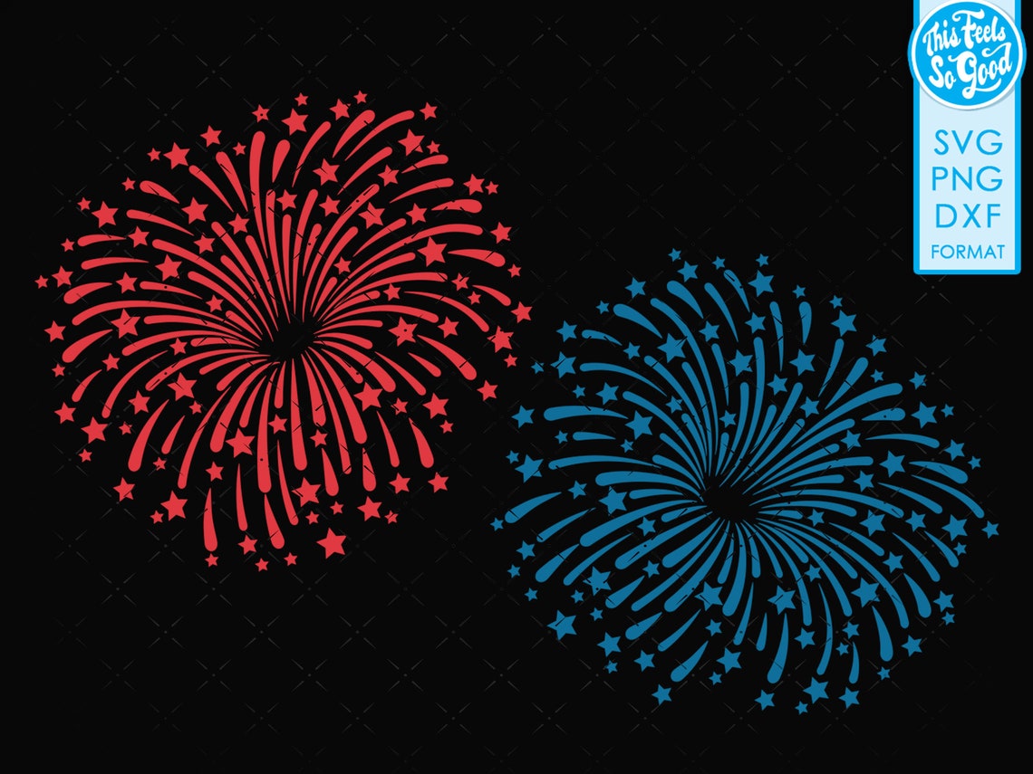 Fireworks SVG Fireworks Cut Files for Cricut. Fireworks - Etsy