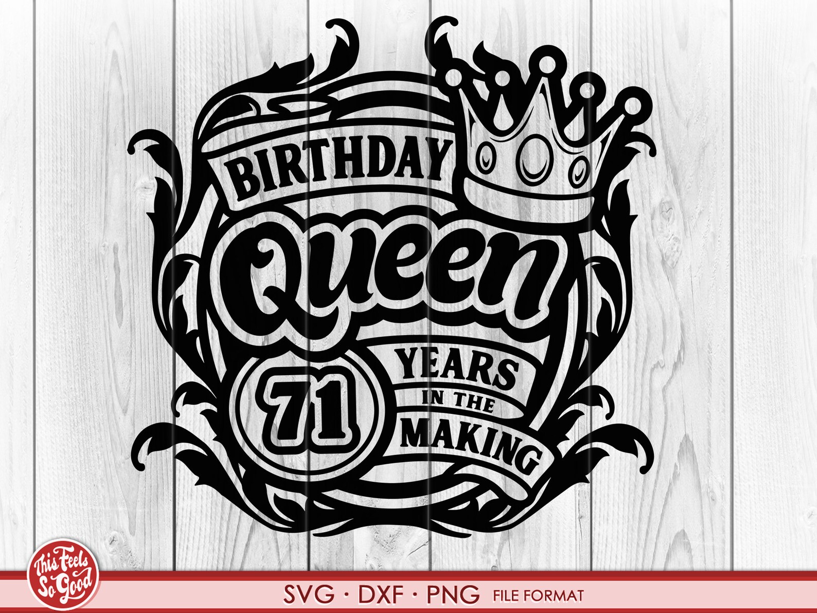 71st Birthday SVG Files for Cricut. Birthday Gift 71st | Etsy