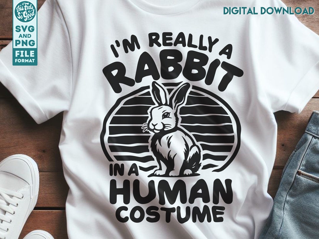 Funny Rabbit SVG, Rabbits Svg, Rabbit Shirt Svg Cut File for Cricut ...