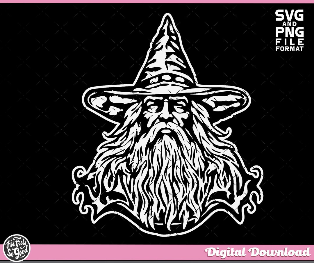 Wizard Svg Cut Files - Etsy
